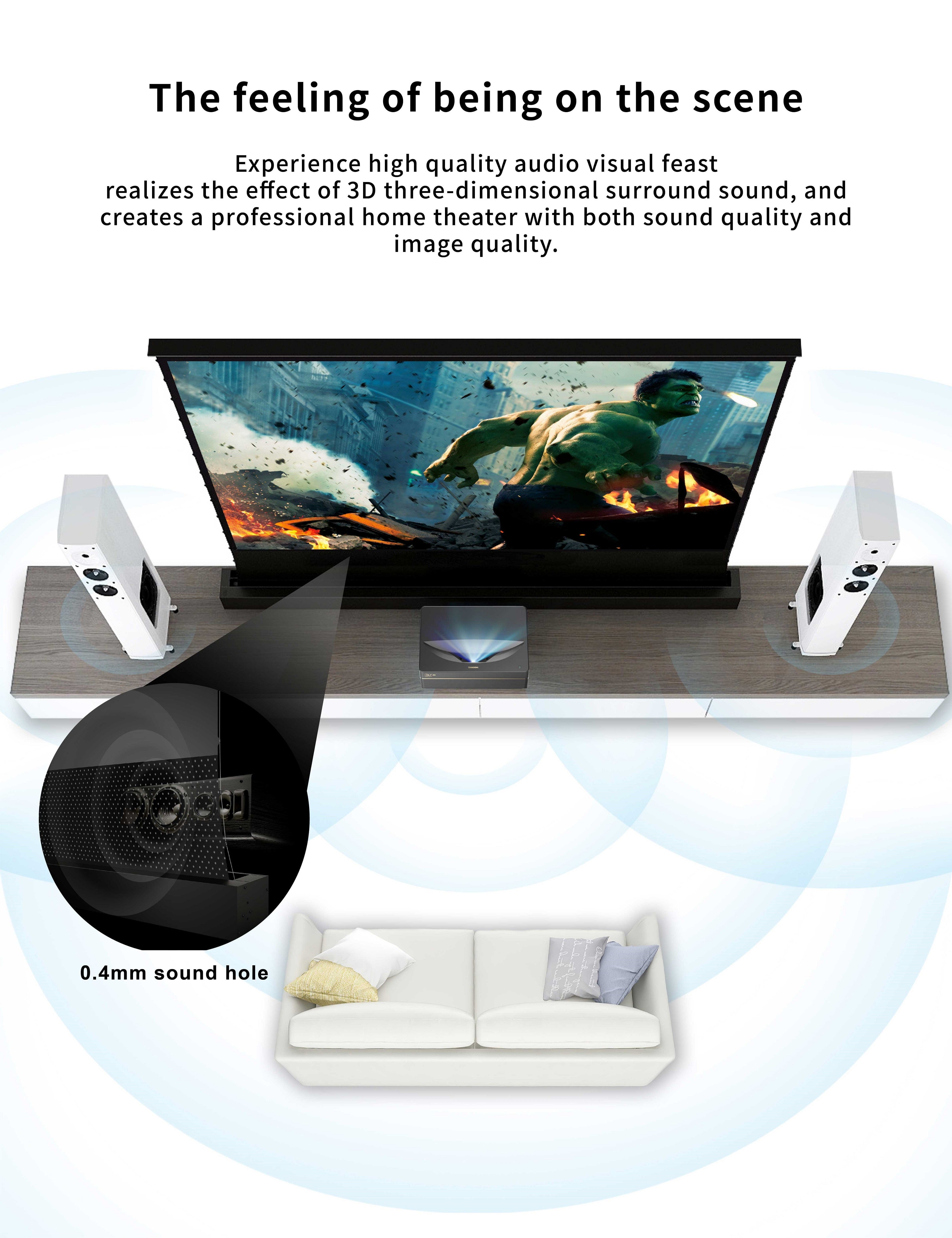 Buy VIVIDSTORM-Projector Screens S PRO P 120inch Perforate Sound ...