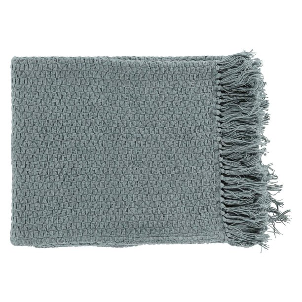 Surya Tressa Cotton Throw Blanket - Walmart.com