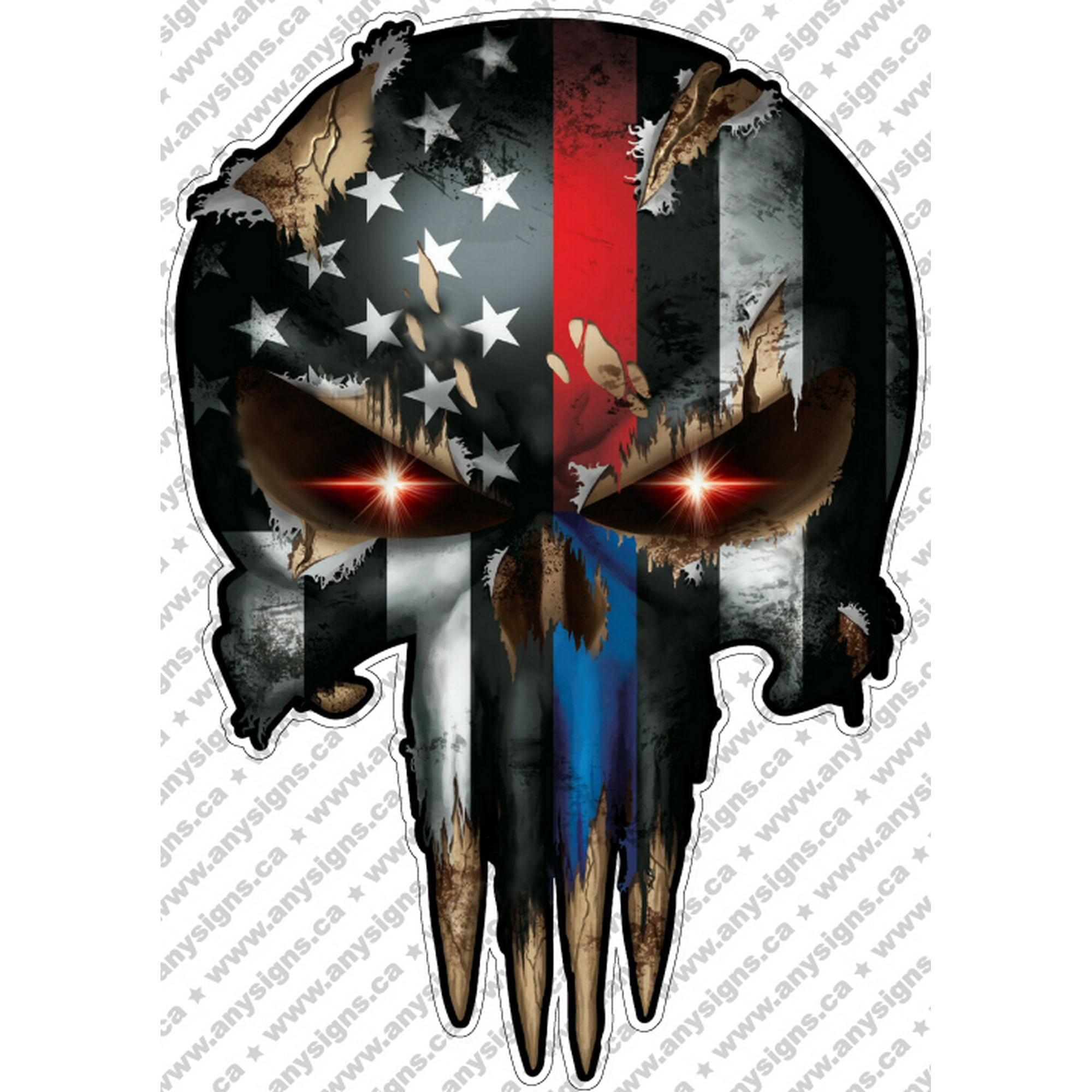 Click here for Avery 2 American Punisher Skull Vinyl Sticker 2 prices