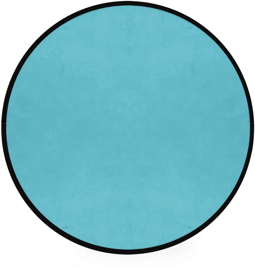 Round Floor Playmat Activity Round Rug for Infant Child Kids, Stain ...