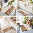 Area Rug 2x3ft, Farmhouse Mushroom Fall Thanksgiving Washable Rugs for ...