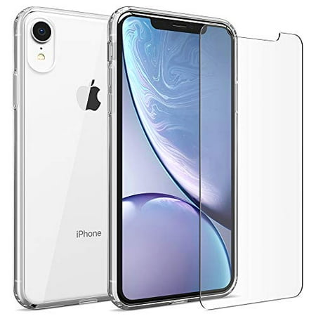 FlexGear [Full Protection] Case for iPhone XR and 2 Glass Screen ...