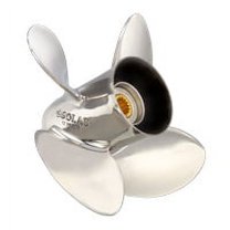 Solas Yamaha 3441-133-19 Titan, Stainless Steel 3-Blade Propeller - Walmart.com