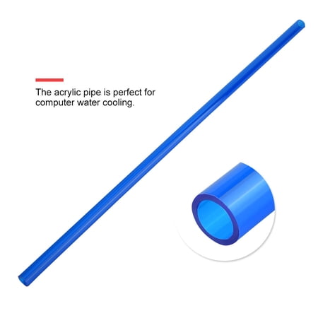 High Temperature Water Cooling Pipe, Colorful Acrylic Waterblock Hard ...