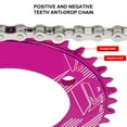 Bicycles 104BCD Crank Narrow Wide Chainring 32T/34T/36T/38T Aluminum ...
