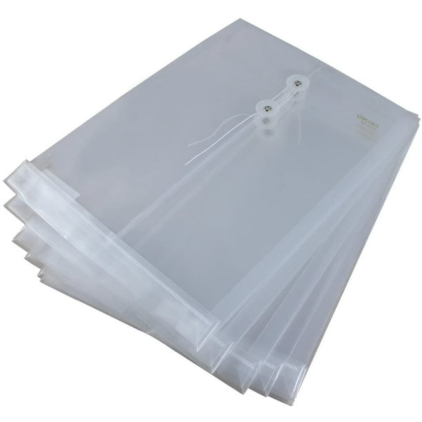 Zoohot Letter Size Poly String Envelope with Expandable Gusset, Water ...