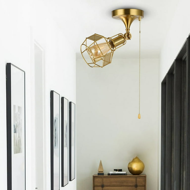 Vintage Ceiling Light With Pull Chain | Shelly Lighting