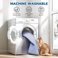Cat Litter Mat 47" x 35" Upgraded Felt & Fabric Material Cat Trapping ...