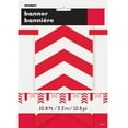 12ft Red Polka Dot and Chevron Paper Flag Banner - Walmart.com