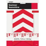 12ft Red Polka Dot and Chevron Paper Flag Banner - Walmart.com