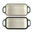 Enameled Cast Iron Loaf Pan Green 9 x 5 Inch Baking Use - Walmart.com