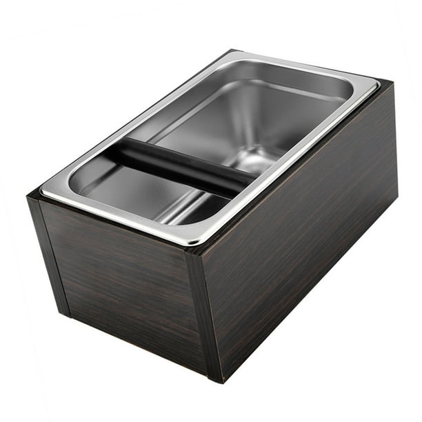 Espresso Knock Box, Removable Stainless Coffee Grind Knock Box Espresso ...