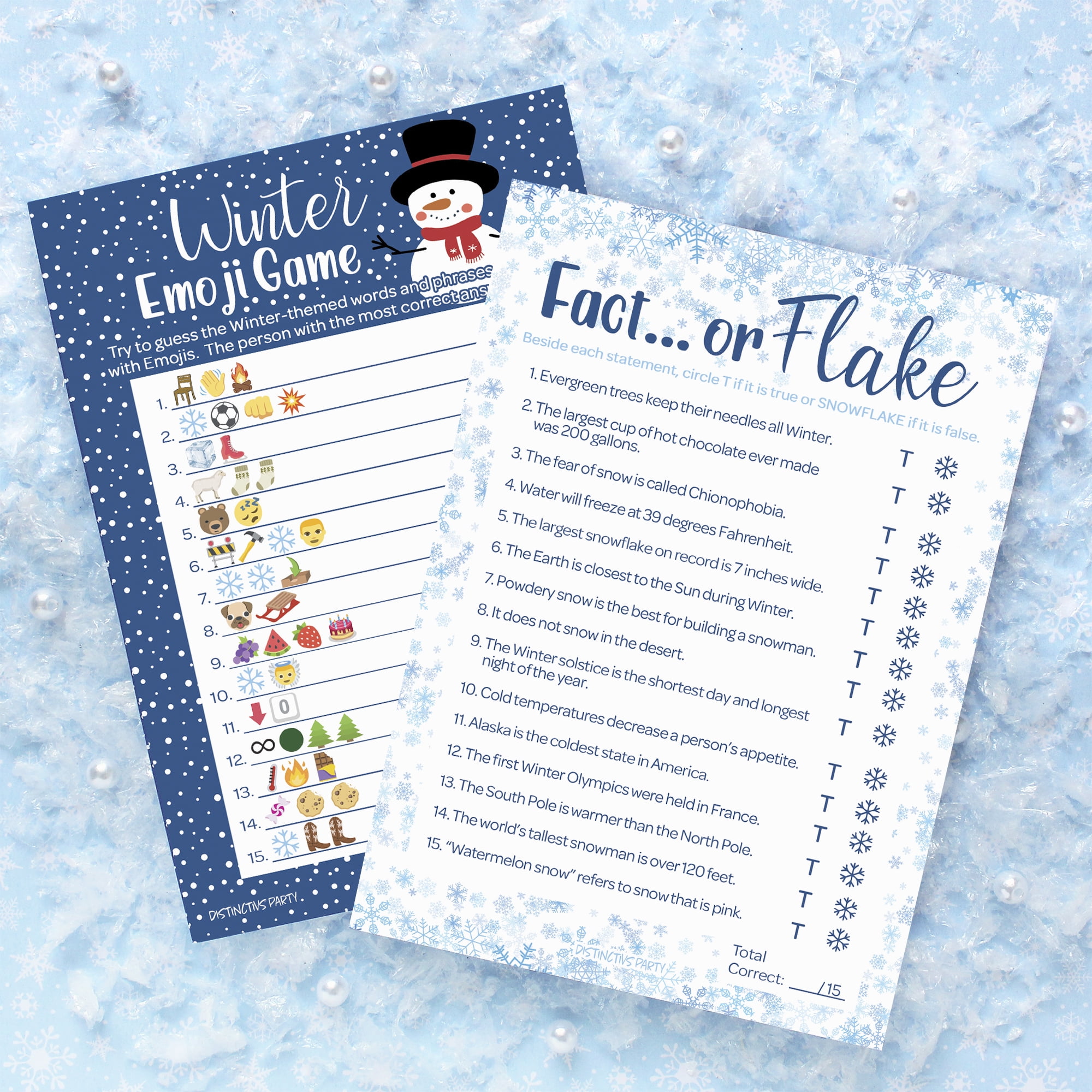 Buy Winter Holiday Party Games Bundle – Winter Emoji Guessing Game and ...
