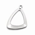 5pc Triangle Ring 304 Stainless Steel Pendants Stainless Steel Color ...