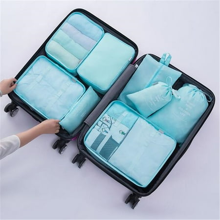 Waterproof Travel Clothes Storage Bags Packing Cube Luggage Organizer ...
