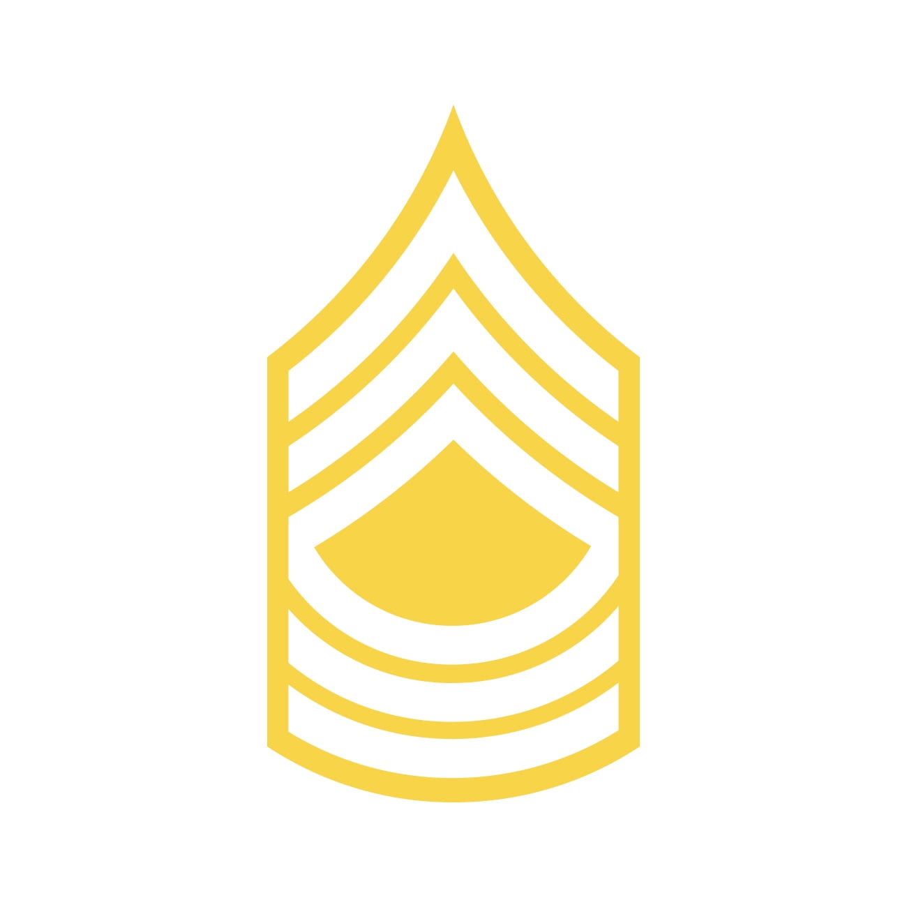 E-8 Master Sergeant Rank Sticker Decal Die Cut - Self Adhesive Vinyl ...