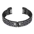 ETHZZLE Black Stainless Steel Metal Bands for Charge 2 with Crystal ...
