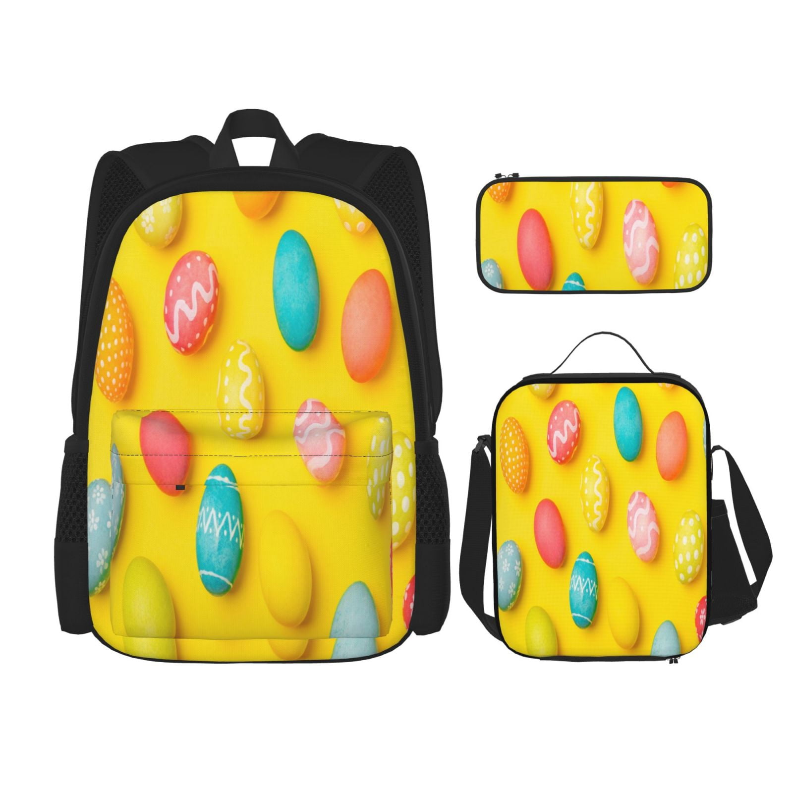 Disketp Easter eggs (2) Mochila Estampada de Gran Capacidad con ...