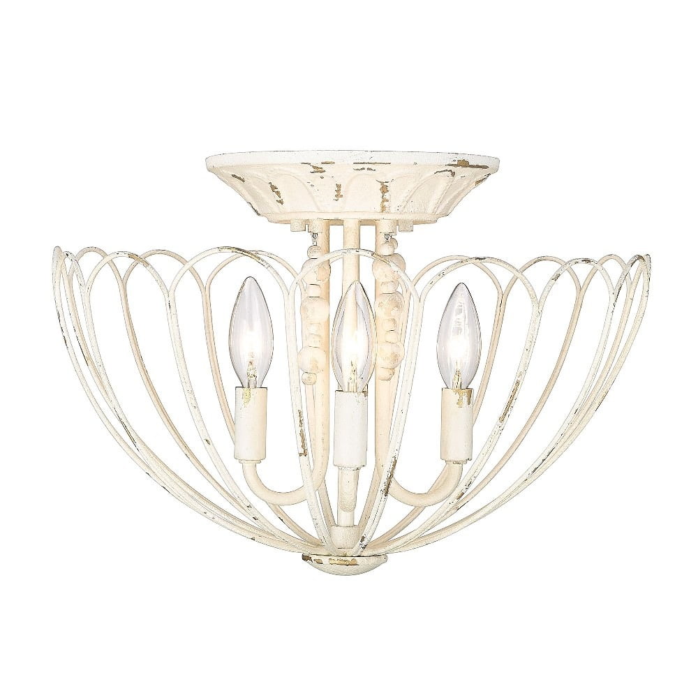 Click here for Golden Lighting 7862-Sf Marguerite 4 Light 16 Wide... prices
