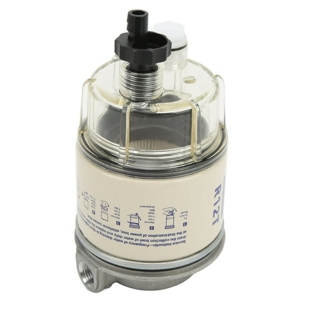 R12T, Marine Fuel Water Separator Boat Fuel Filter Electrostatic Powder ...