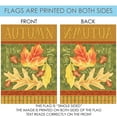 Toland Home Garden Leaves of Autumn Fall Flag Double Sided 12x18 Inch ...