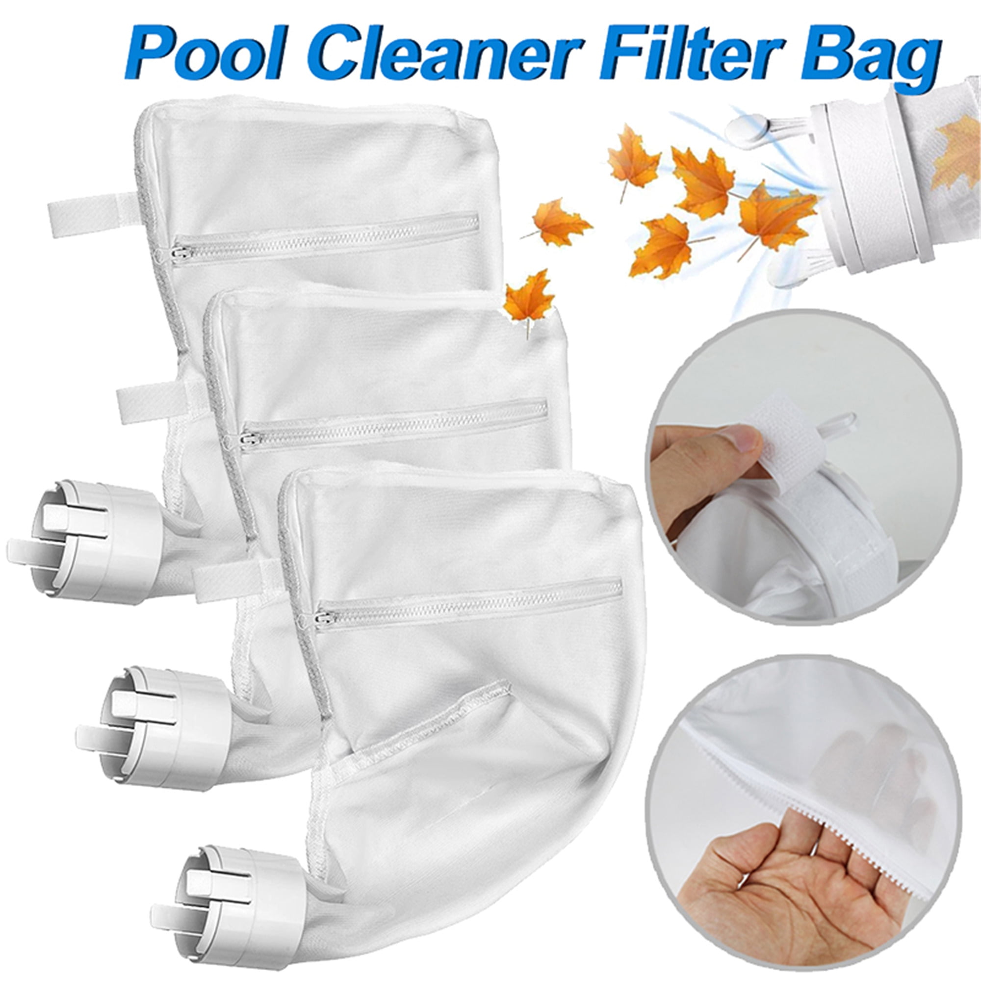 Elbourn 3-Pack Pool Cleaner Bags for Polaris 360, 380 - Pool Filter ...