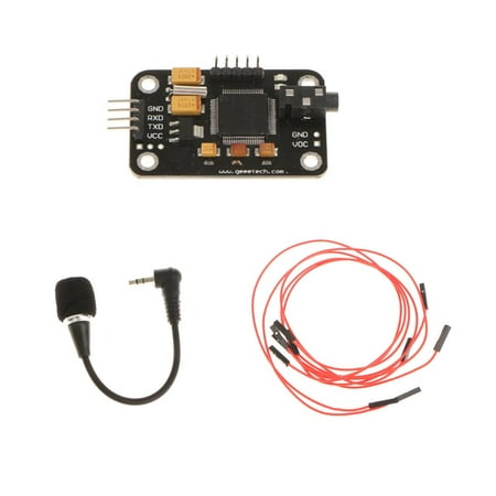 Speech Recognition Module Voice Recognition Sensor Serial Control&Mic ...