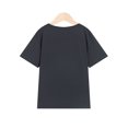 100 Days Of School Print Tee, Girls' Casual & Comfy Crew Neck Short ...