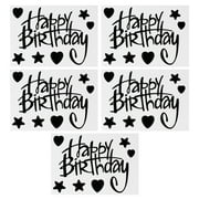 Happy Birthday Bubble Letters