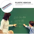 Plastic 17-Column Rods 5-beads Plastic Abacus Professional Chinese ...