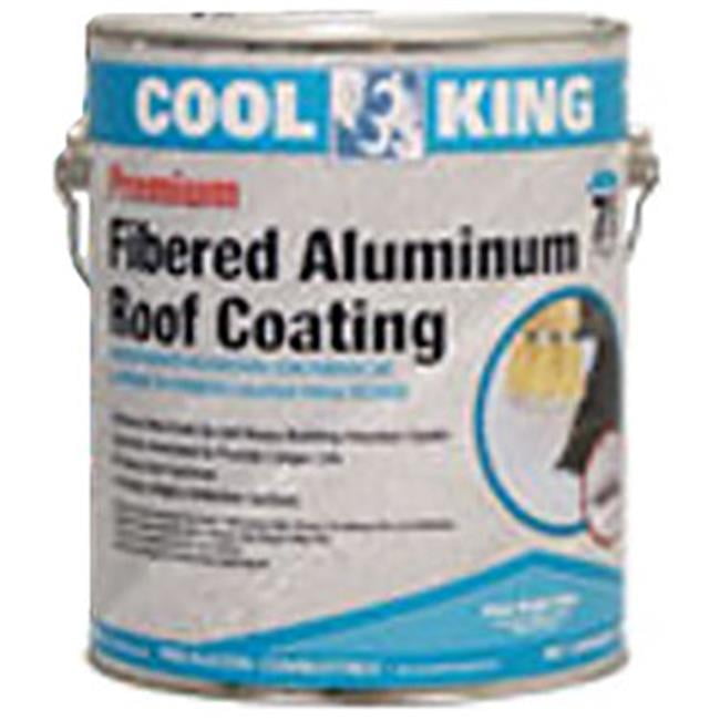 Jetcoat 65251 1 gal 7-Year Premium Fibered Aluminum Roof Coating, Black ...