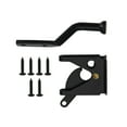 Hyper Tough Self Locking, Heavy Duty Steel Gate Latch, Black - Walmart.com
