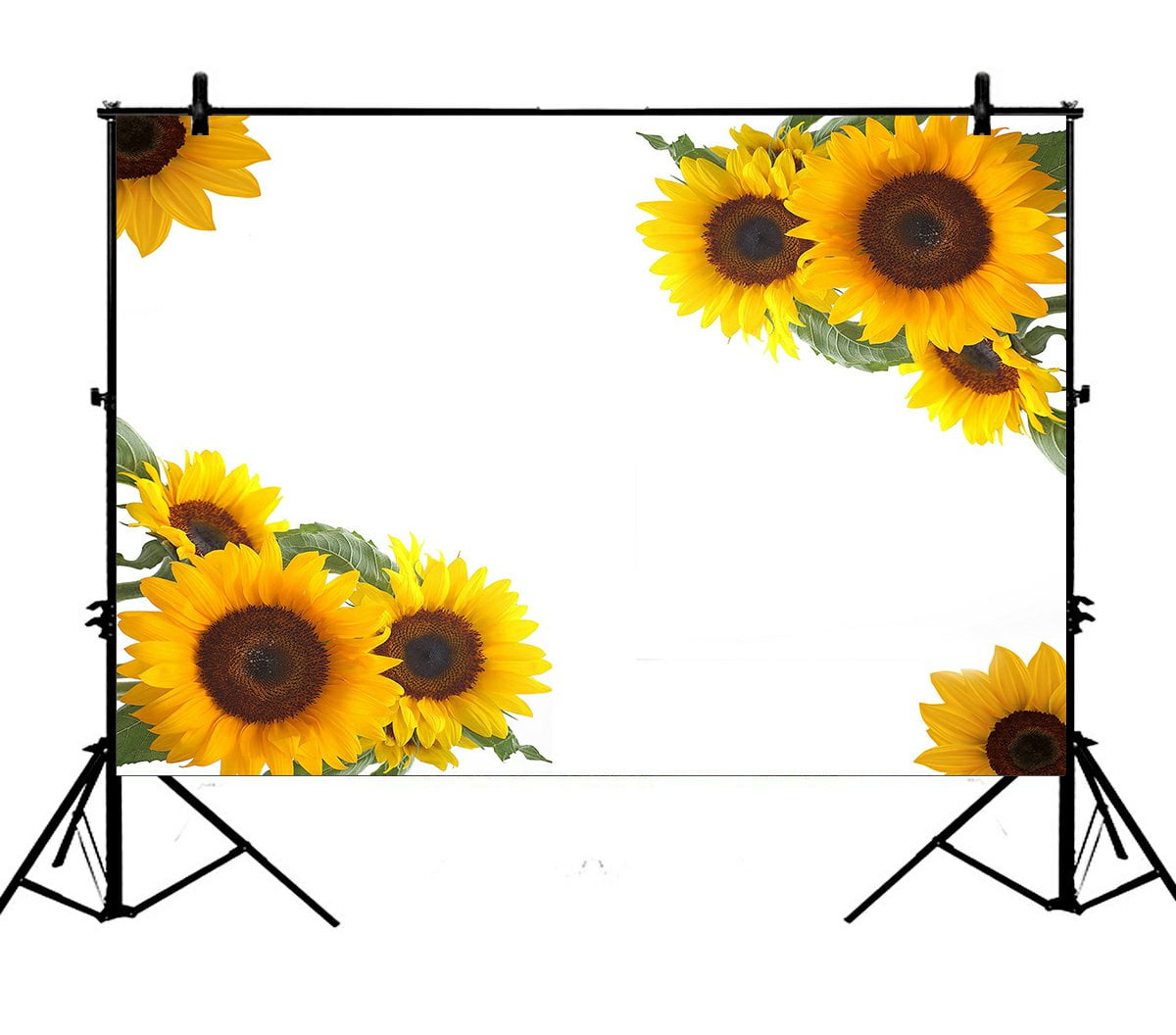 GCKG 7x5ft Sunflowers Polyester Photography Backdrop Studio Photo Props ...