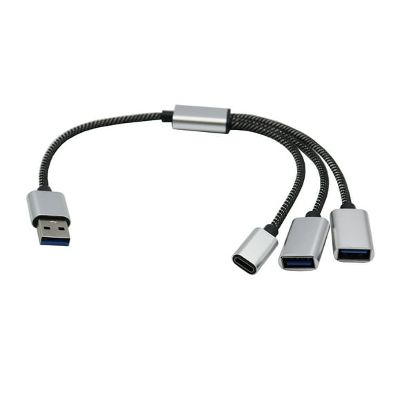 BKSDUEH USB Splitter Y Cable, USB A 1 Male to 2 Female Extender, Data ...