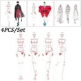 Fashion Illustration Ruler Figure Sewing Design Template Tailoring ...