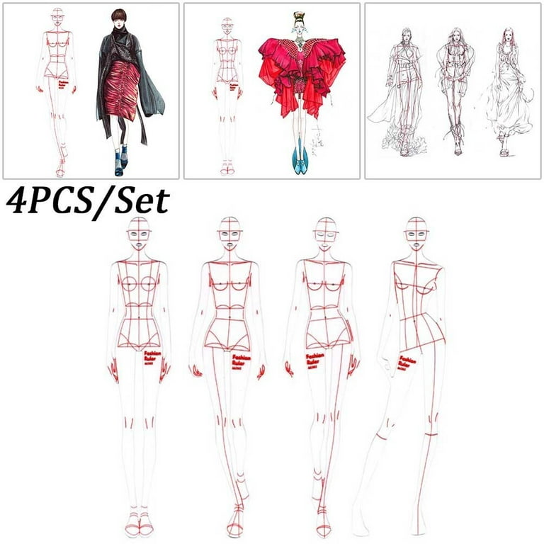 Body Outline Template Fashion Design