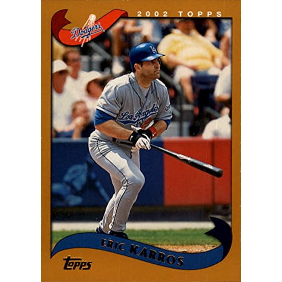 2002 Topps #495 Eric Karros MLB Baseball Trading Card - Walmart.com