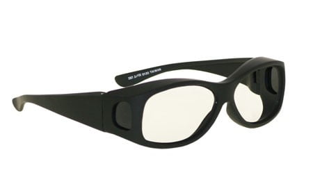 Radiation Safety Glasses - Fitovers In Large Plastic Black Safety Frame ...