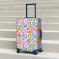 Colorful Cow Skin Luggage Cover, Elastic Suitcase Cover Travel Suitcase ...