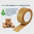 Kraft Packing Tape, Brown Paper Gummed Tape for Boxes, Shipping ...