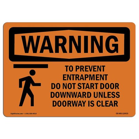 SignMission OS-WS-D-35-L-12433 OSHA Warning Sign - To Prevent ...