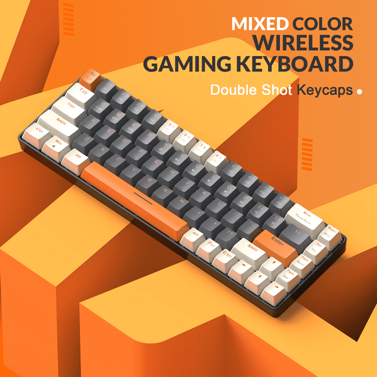 MAGEGEE MK-BOX Gaming Keyboard, A Close-up Look (Orange,, 56% OFF