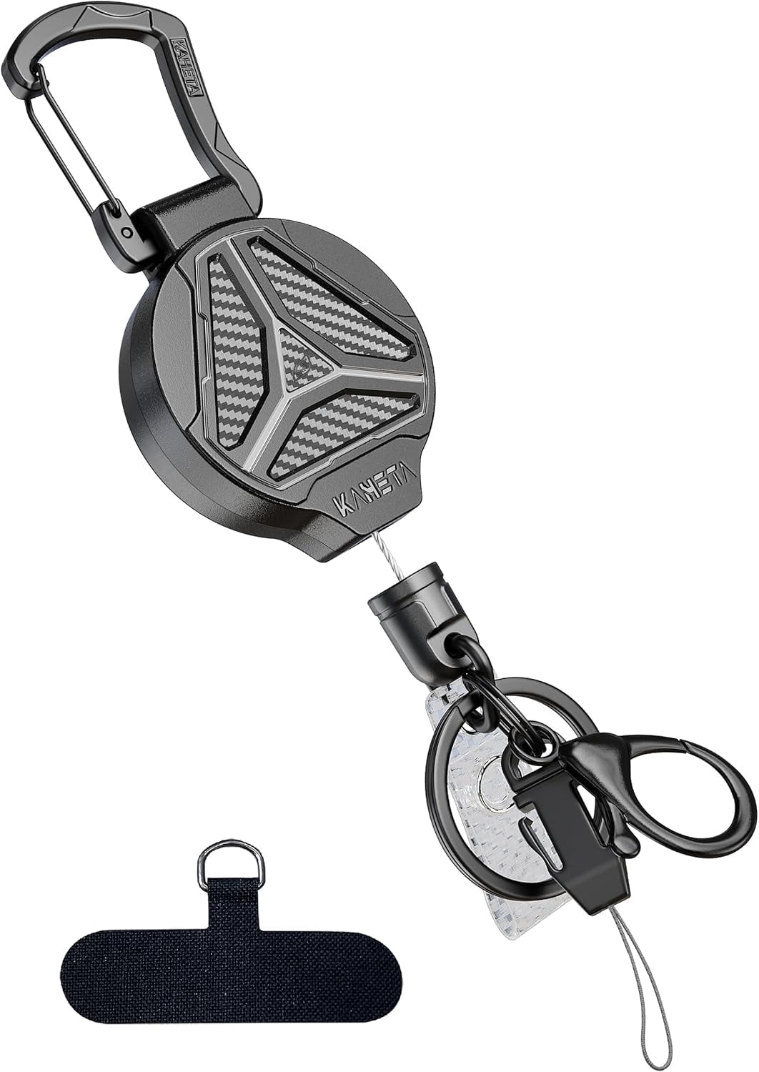 shiyou-Heavy Duty Badge Holder Retractable Keychain with Magnetic ...