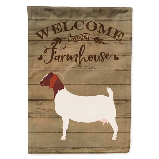Boer Goat Welcome Flag Canvas House Size - Walmart.com - Walmart.com