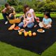 Outdoor Turf Rug - Black - 10' x 10' - Several Other Sizes to Choose ...