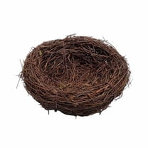 Small 6-Inch Natural Rattan Handwoven Bird Nest, Hanging Nesting Box ...