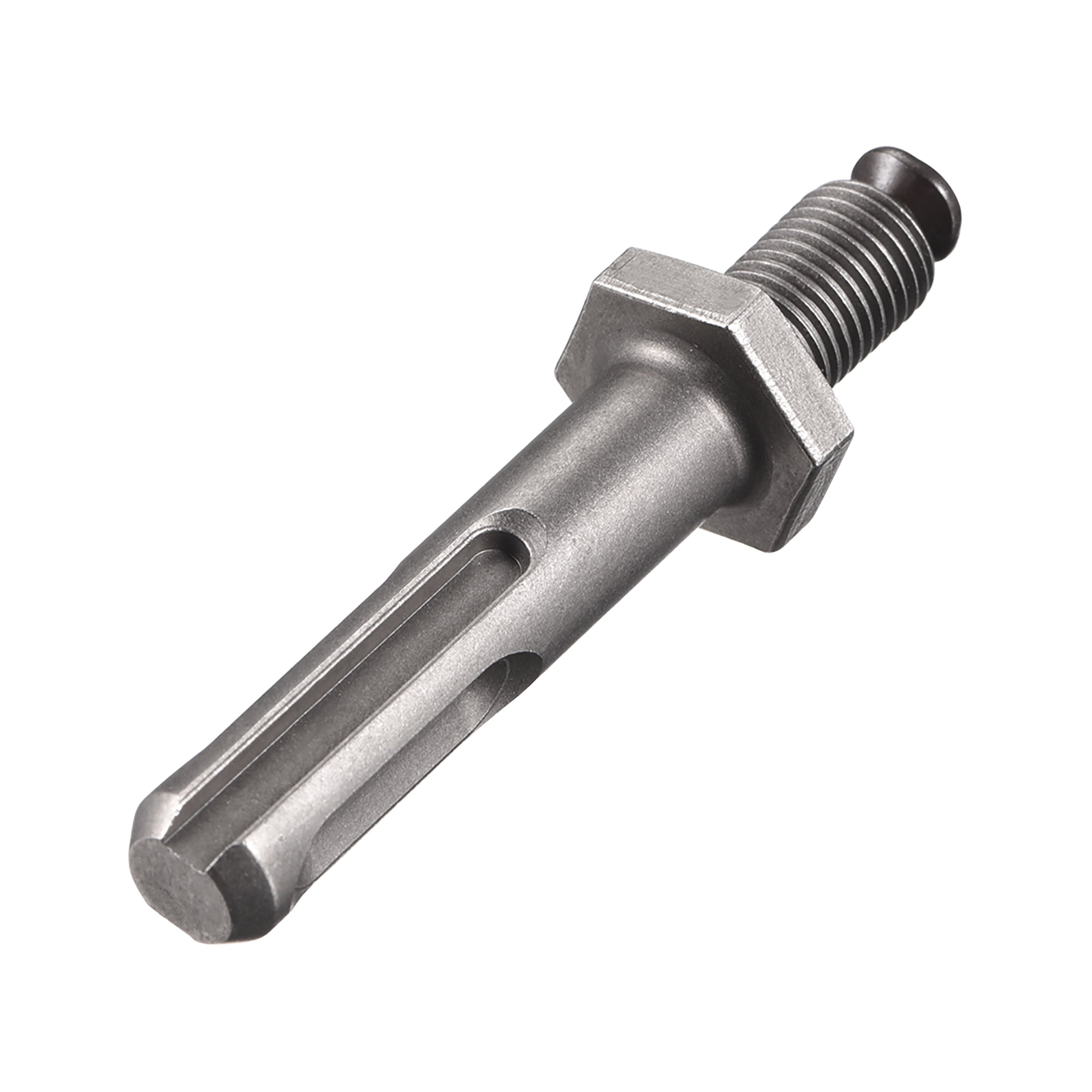 to 3/8-Inch Thread Keyless Drill Chuck Adapter Round Shank - Walmart ...