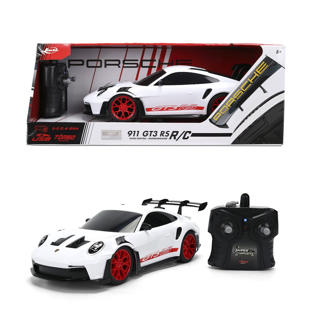 Jada Toys Porsche 911 (992) GT3 RS – 1:16 RC – USB Rechargeable with ...