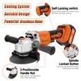 Rechargeable Cordless Angle Grinder Polisher with Lithium Battery, Fast ...