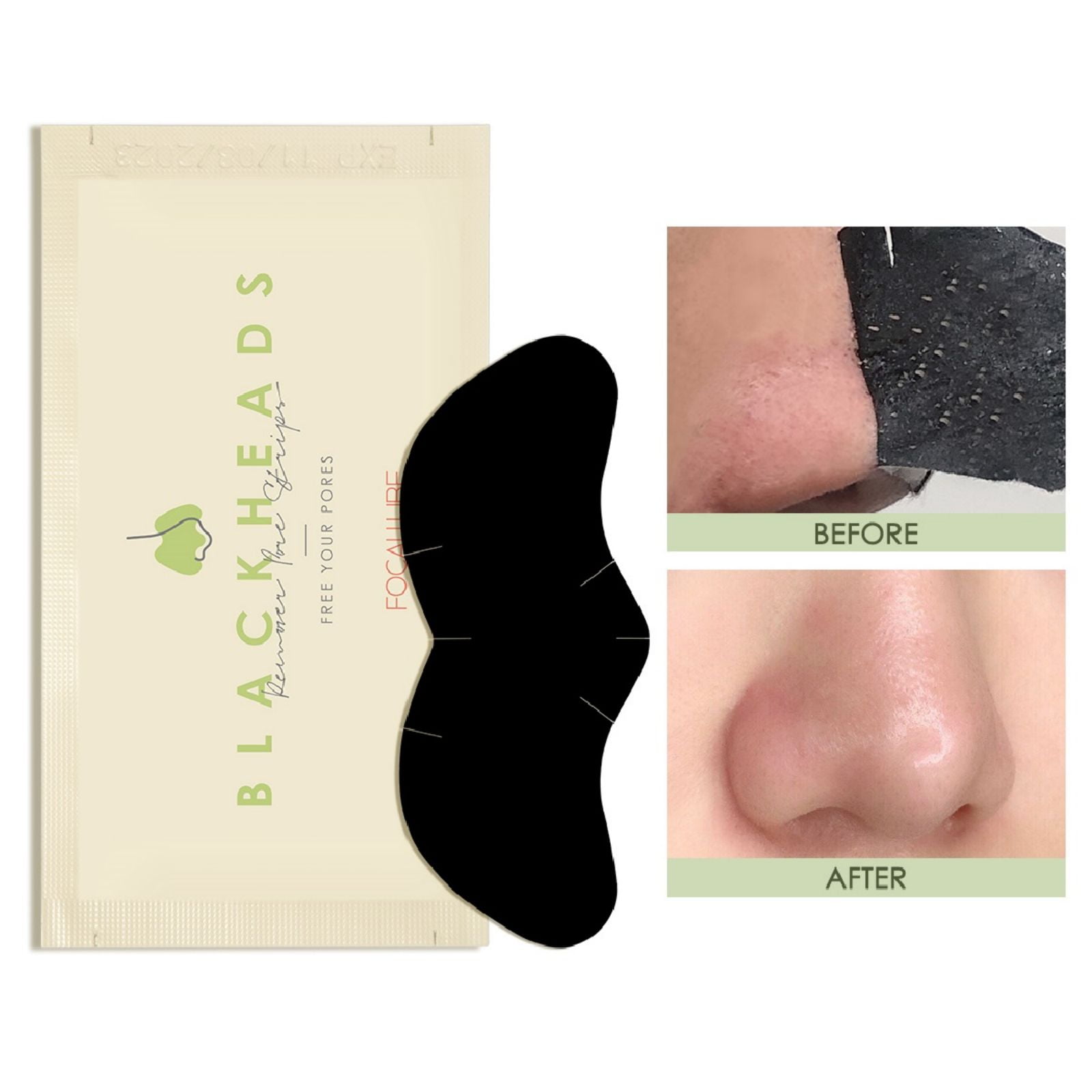 Focallure Blackhead Remover Pore Strips Deep Cleansing Nose Strips For